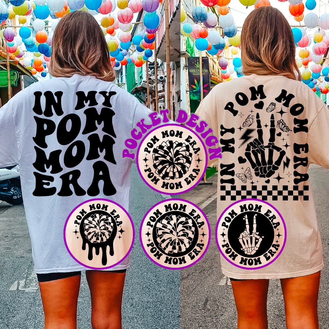 In My Pom Mom Era Svg Cheer Coach Svg Mom Era Svg - Etsy