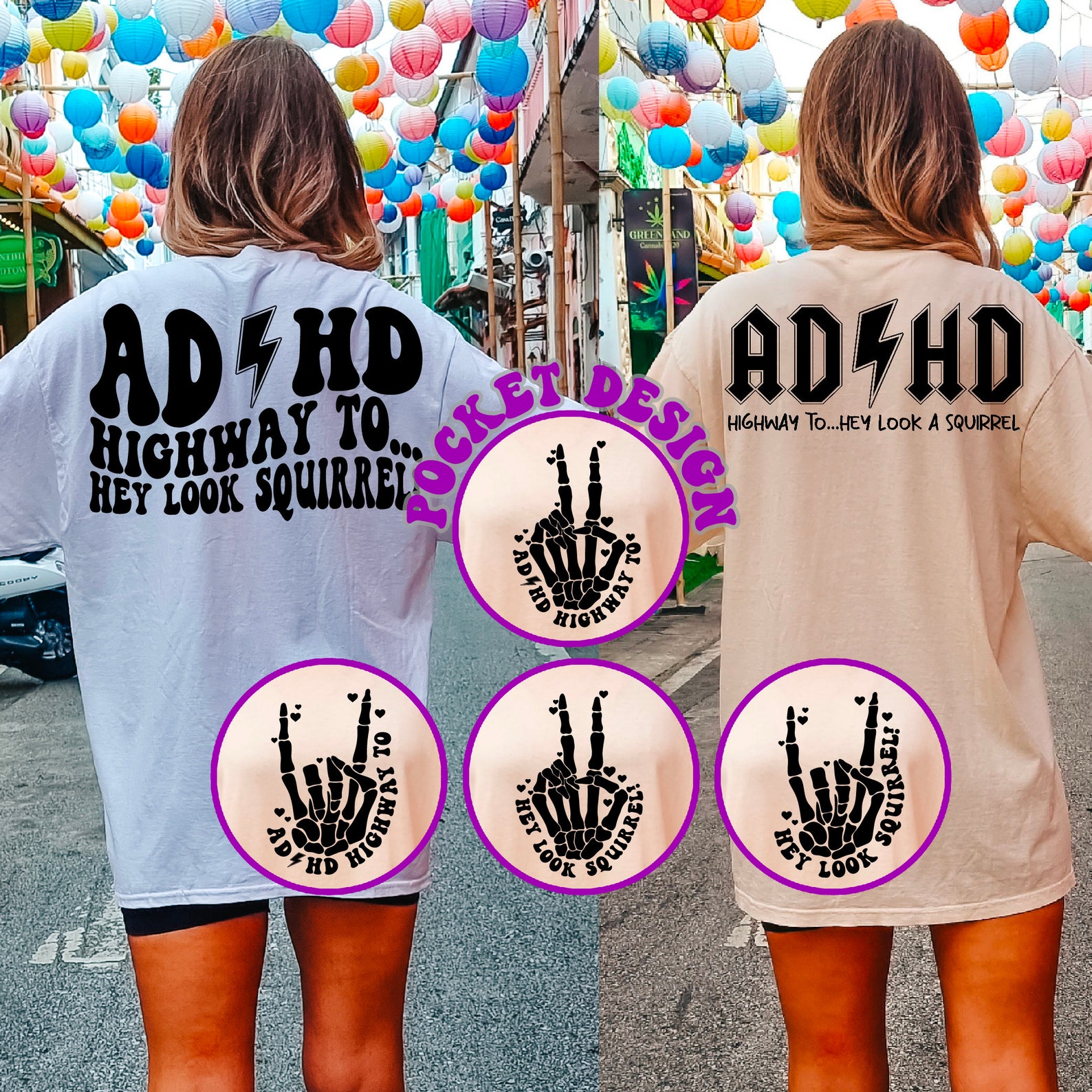 AD/HD Highway To...hey Look Squirrel Svg Png, Elder Emo Gift, Emo Night ...