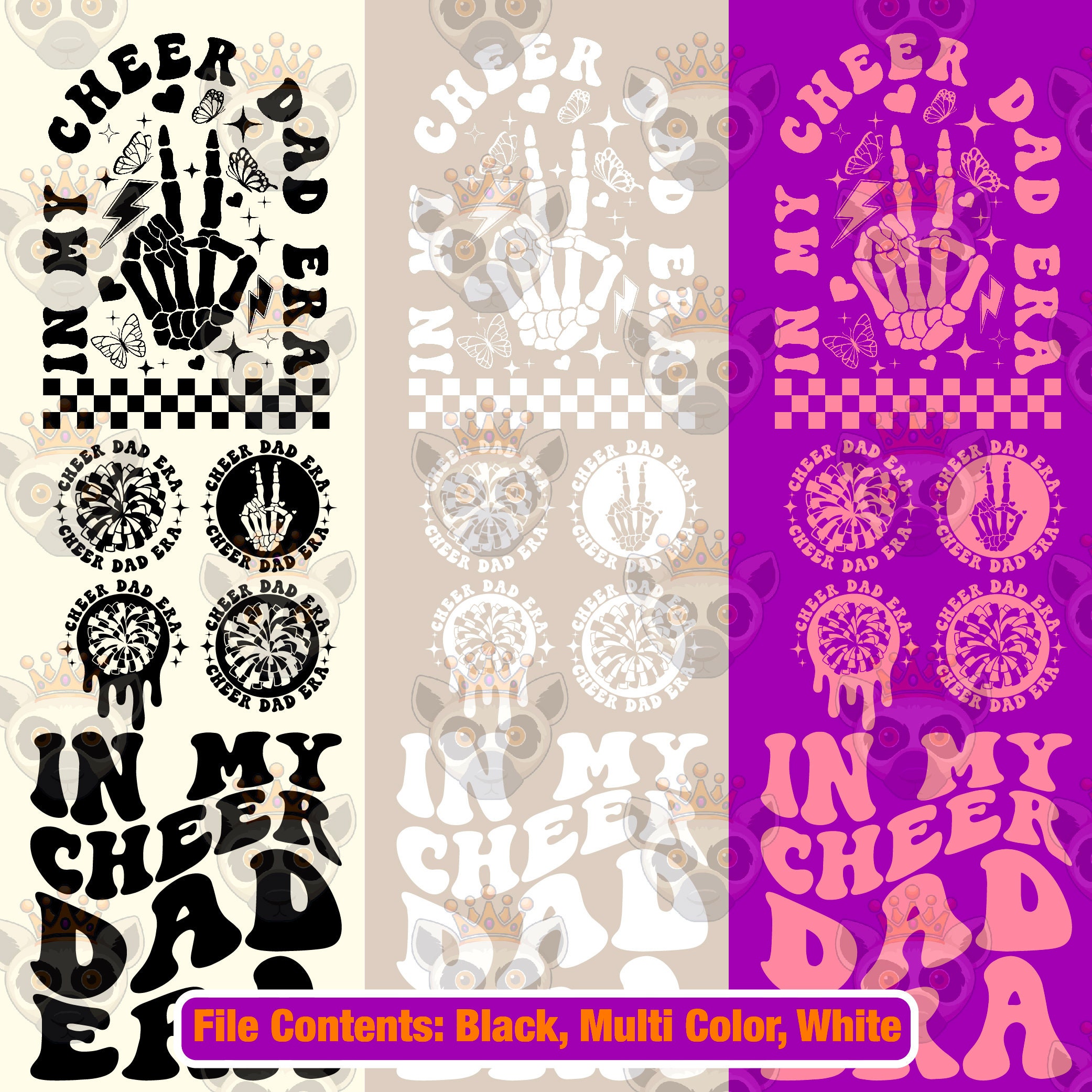 In My Cheer Dad Era Svg, Cheer Dad Svg, Dad Life Svg, Cheerleader Dad ...