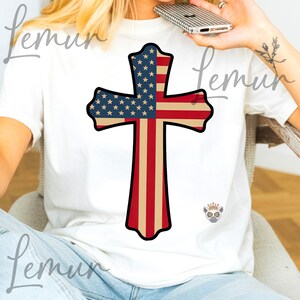 Stars and Stripes Jesus Christ PNG, Patriotic Christian Sublimation ...