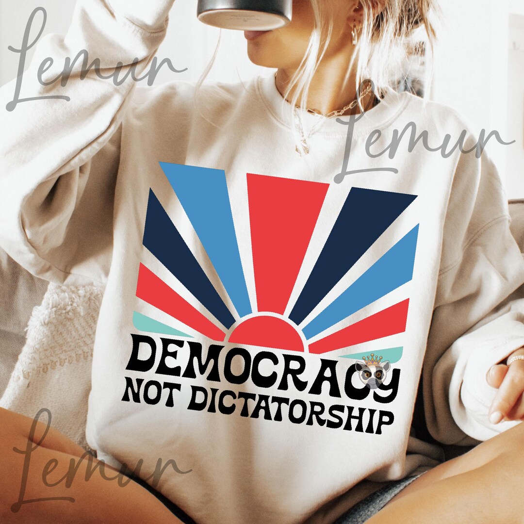 Democracy Not Dictatorship Svg PNG, Liberal Svg, Political Activism Png ...