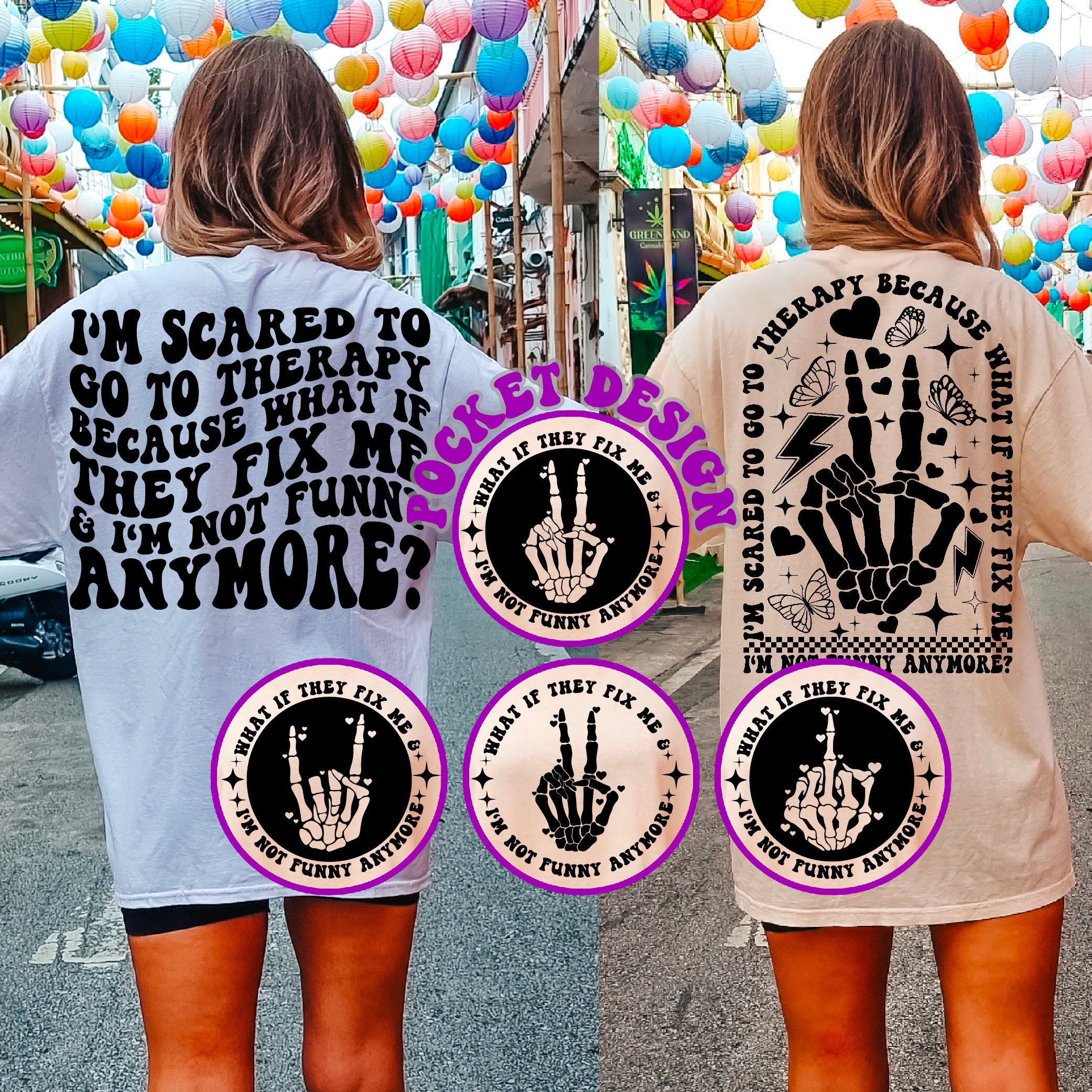 I’m Scared to Go to Therapy Svg Png, Adult Humor, Motivational Svg ...