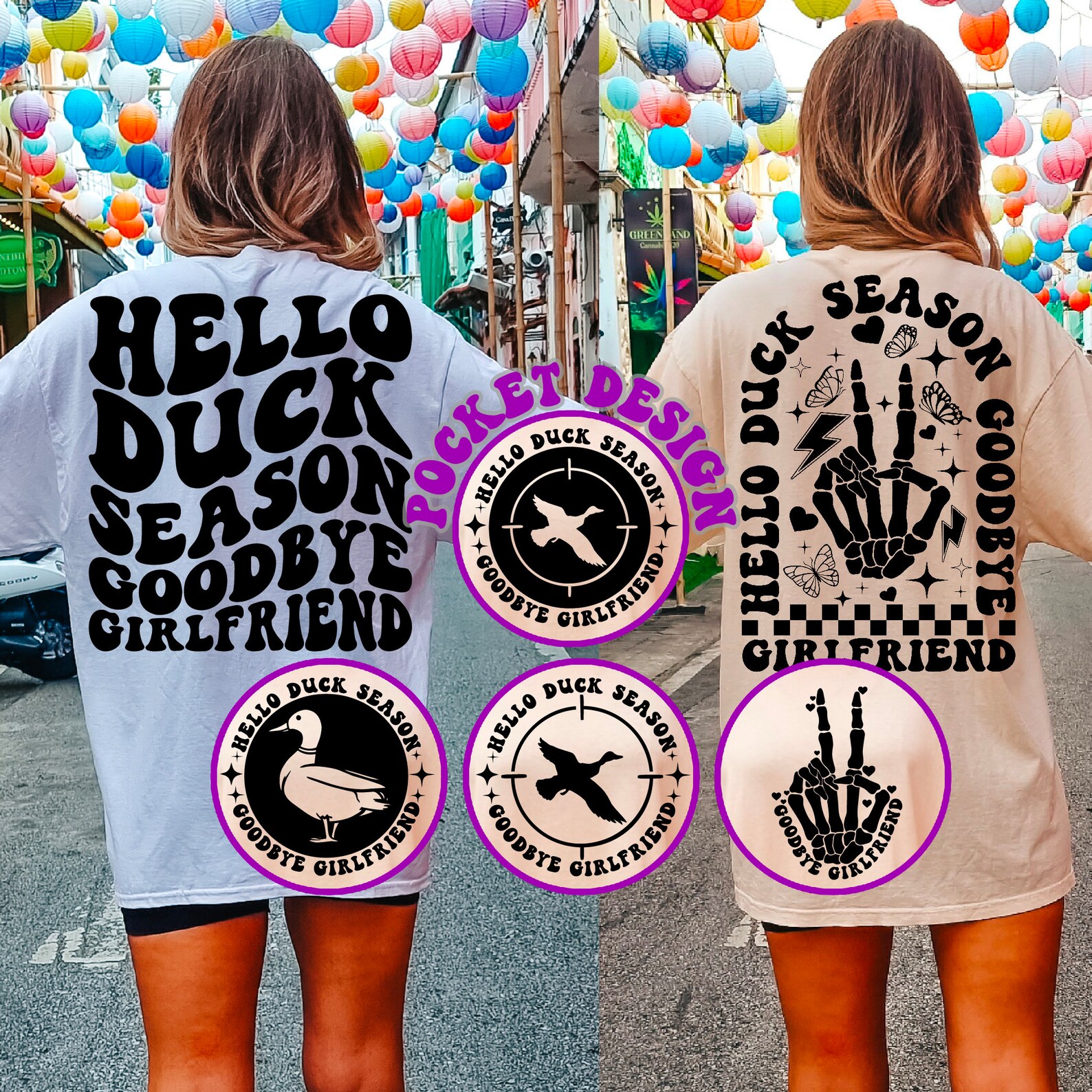 Hello Duck Season Goodbye Girlfriend Svg, Duck Svg, Funny Trendy Svg ...