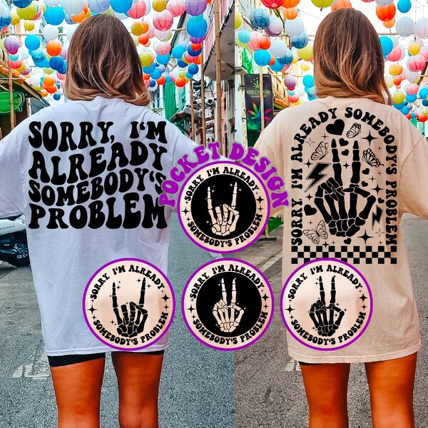 Somebodys Problem Svg - Etsy