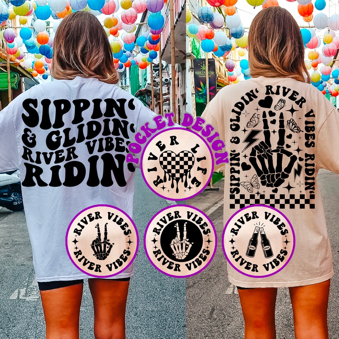 River Vibes Kayak Svg, River Please Svg, River Vacation, Summer Svg ...