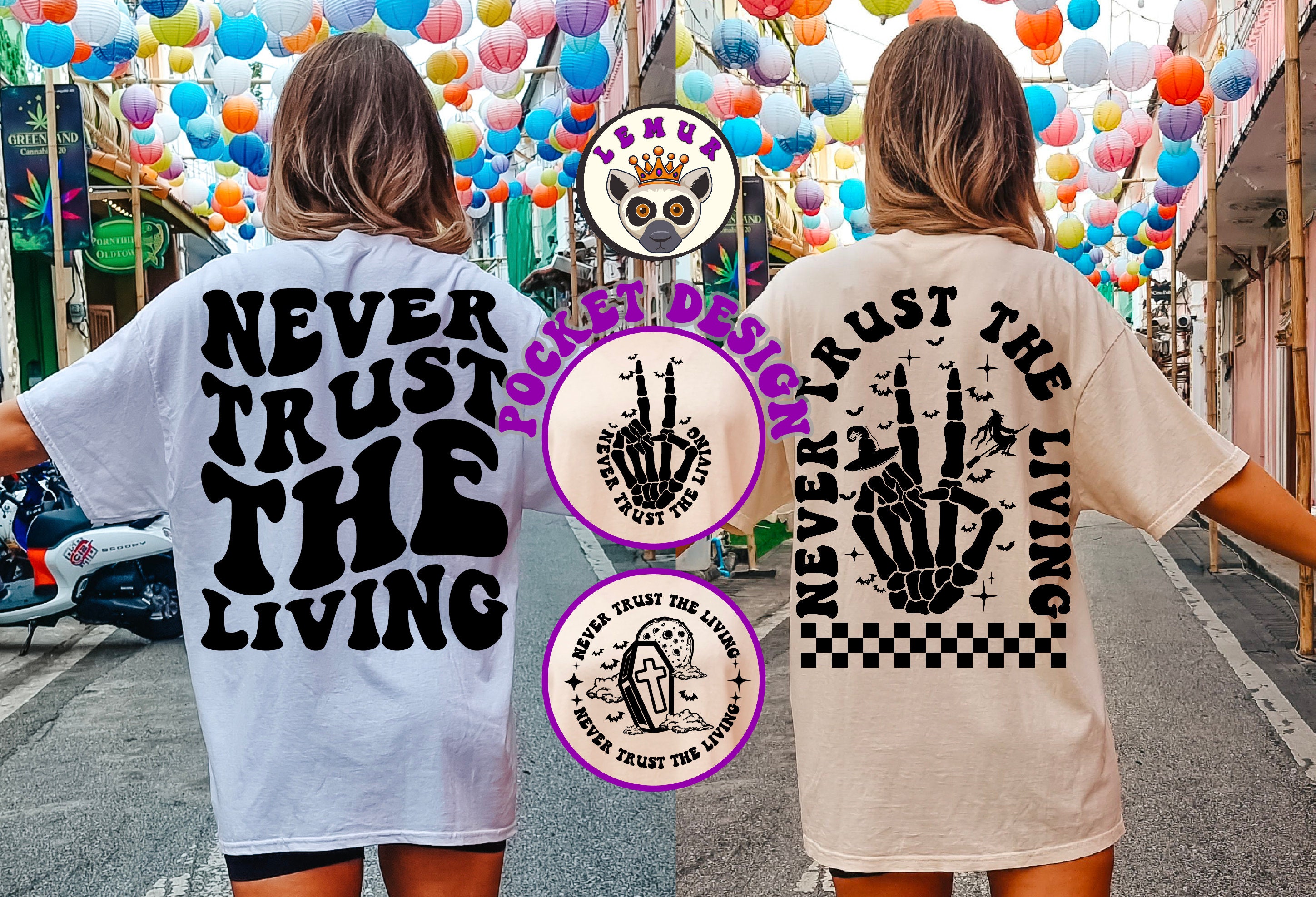 Never Trust the Living Svg Png Dxf Horror Svg Goth Svg - Etsy