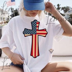 Stars and Stripes Jesus Christ PNG, Patriotic Christian Sublimation ...