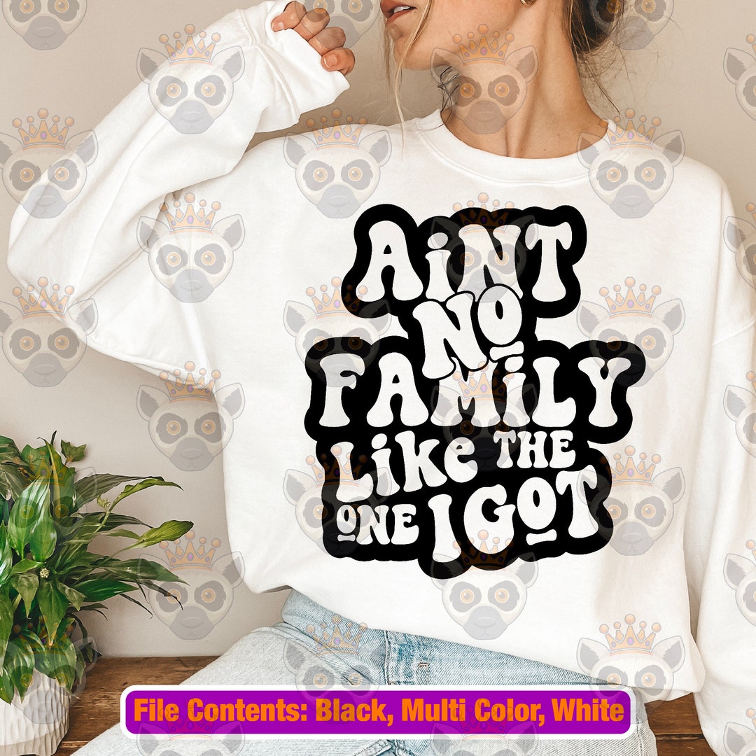 Ain't No Family Like the One I Got Svg, Adult Humor, Sarcasm Svg ...
