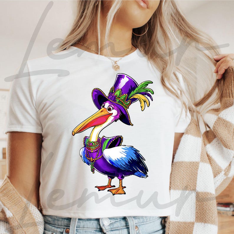 Pelican Gras PNG, Mardi Gras Pelican Png, Mardi Gras Mask, Mardi Gras ...