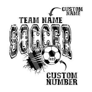 Custom Soccer Png Svg, Custom Soccer Name Svg, Custom Soccer Number Svg ...