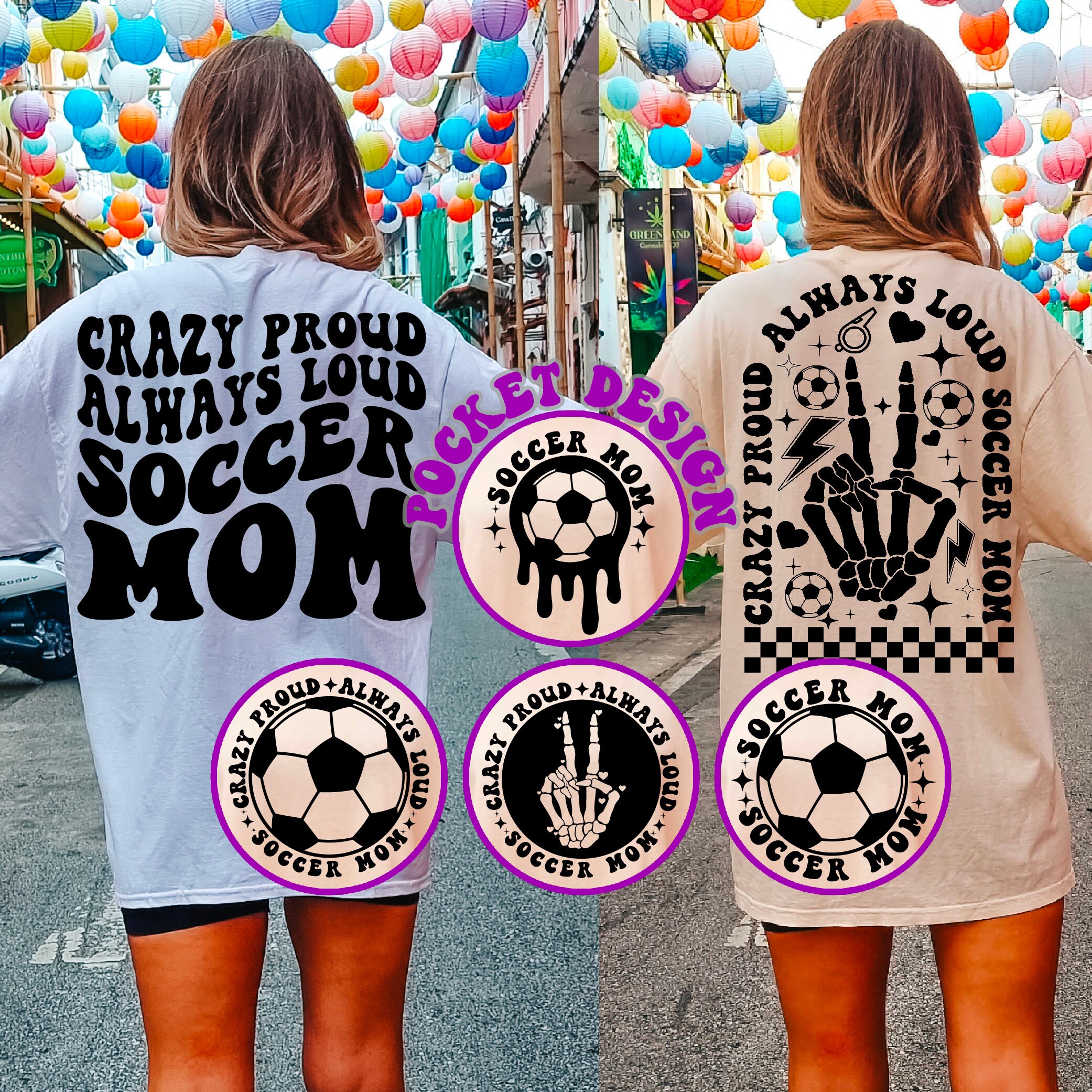 Crazy Proud Always Loud Soccer Mom Svg, Soccer Svg, Soccer Mama Svg ...