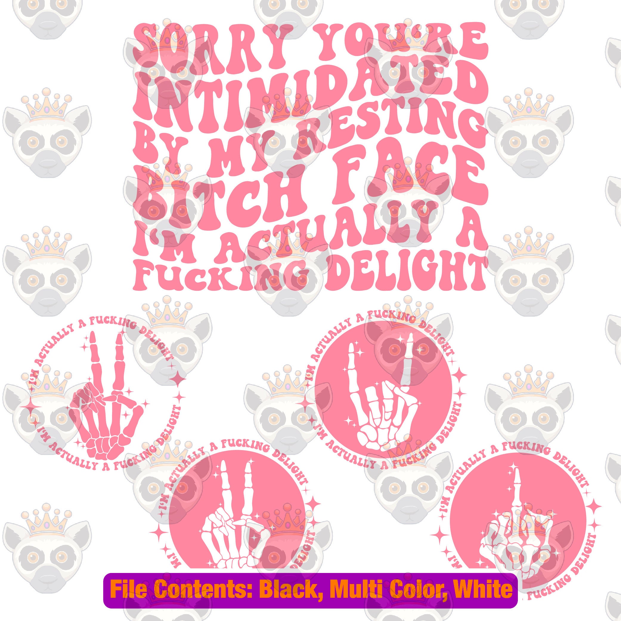 Sorry You're Intimidated Svg Png, Funny Quote, Motivational Svg ...