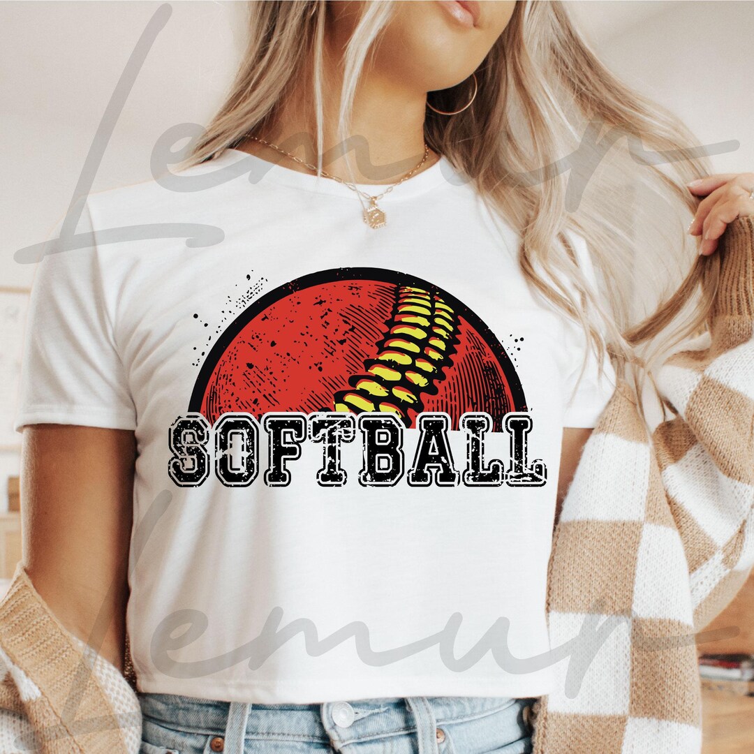 Softball Retro PNG, Softball Png, Softball Mom, Softball Sublimation ...