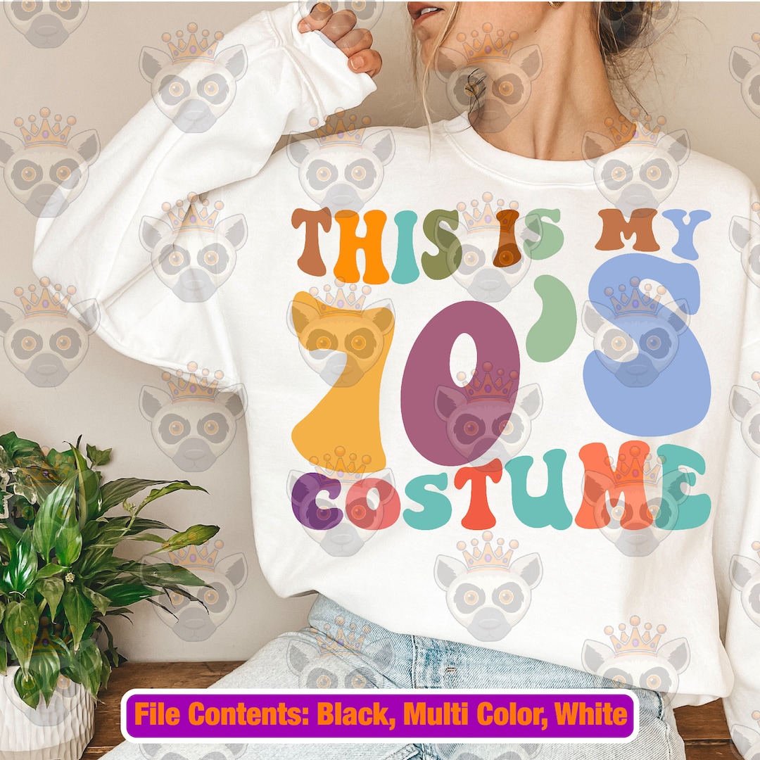 This is My 70s Costume SVG, 70's Svg, 1970s Design, Retro 70s Svg ...