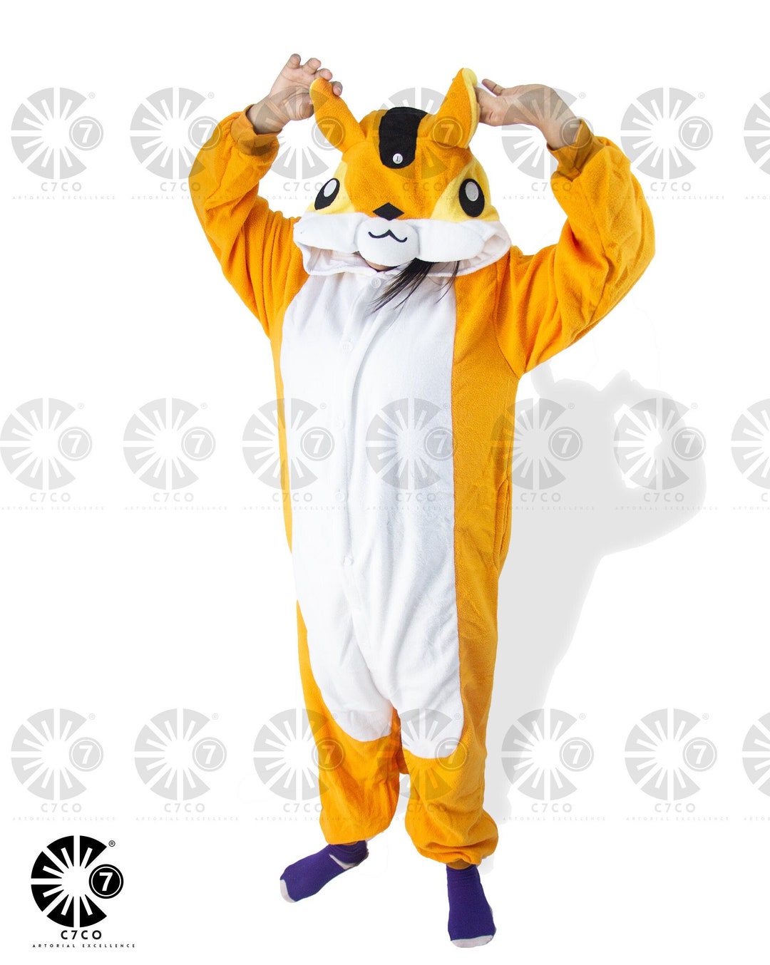 Handmade Chipmunk Kigurumi for Adults - Adults Cosplay - Chipmunk ...