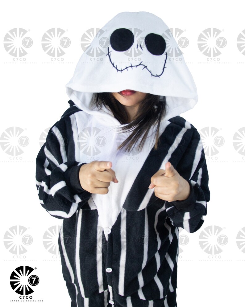 Handmade Skellington Kigurumi for Adults - Jack Skellington - Halloween ...