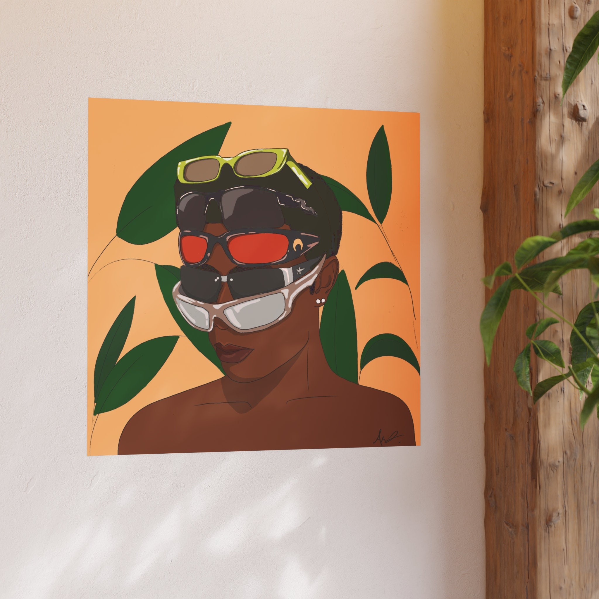 Black Wall Art "can't See You" Poster - Etsy