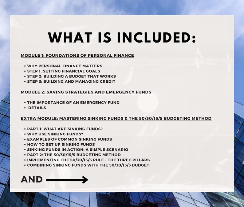 Personal Finance and Investing Basics Course PDF, Audio Version ...