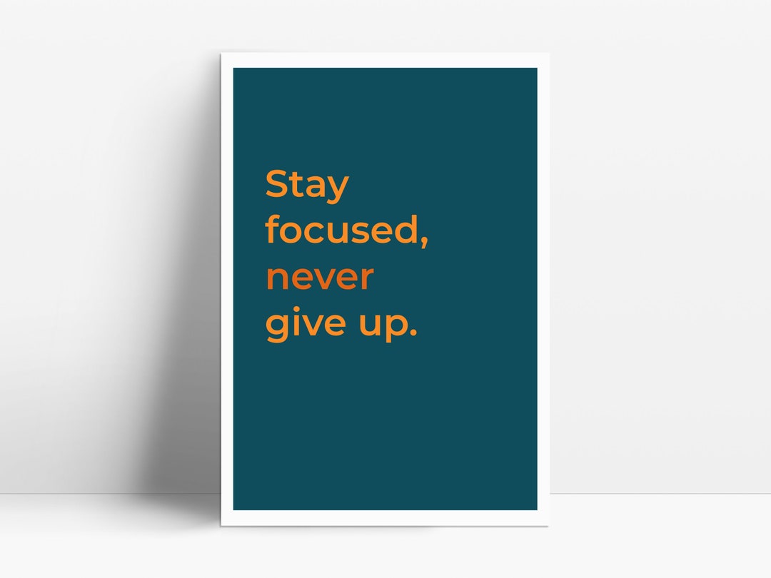 Modern, Minimal Motivational Quote Poster Design Instant Digital ...