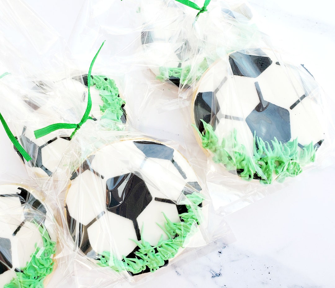Soccer Cookies Soccer Ball Cookies Gift Cookies Game - Etsy
