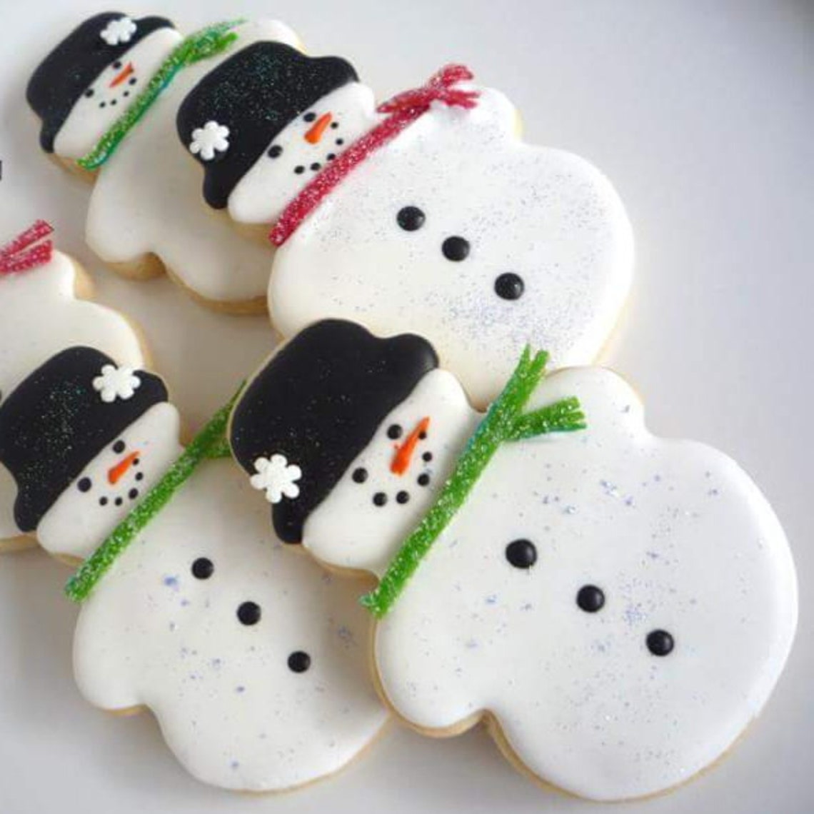 Snowman Cookies, Snowmen Cookies, Holiday Cookies, Christmas Cookies ...