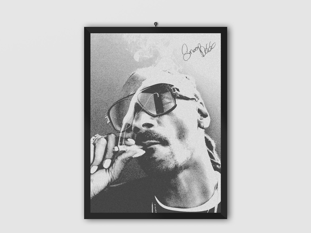 Snoop Dogg Poster Smoking Snoop Dogg Vintage Poster Gift Ideas Wall ...