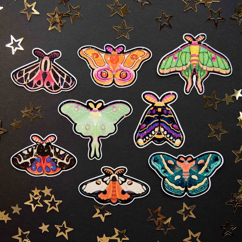 Moth Laptop Sticker - Etsy
