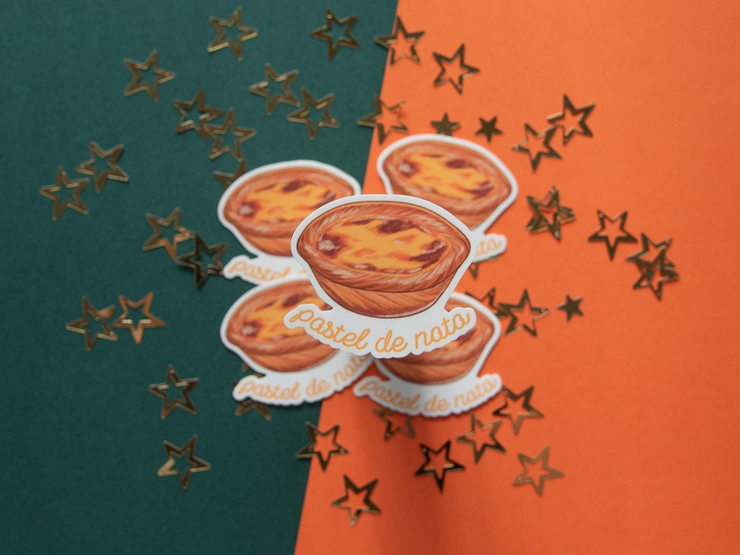 Pastel De Nata Matte Stickers Portuguese Custard Pastry Laptop, Phone ...