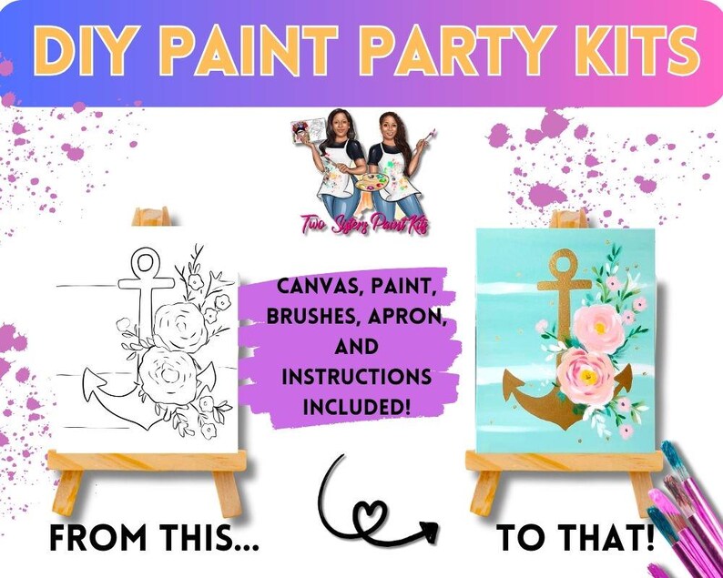 DIY Anchor Paint Kit - Etsy