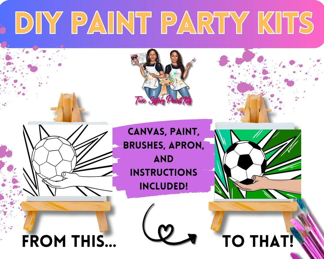 DIY Soccer Paint Kit - Etsy