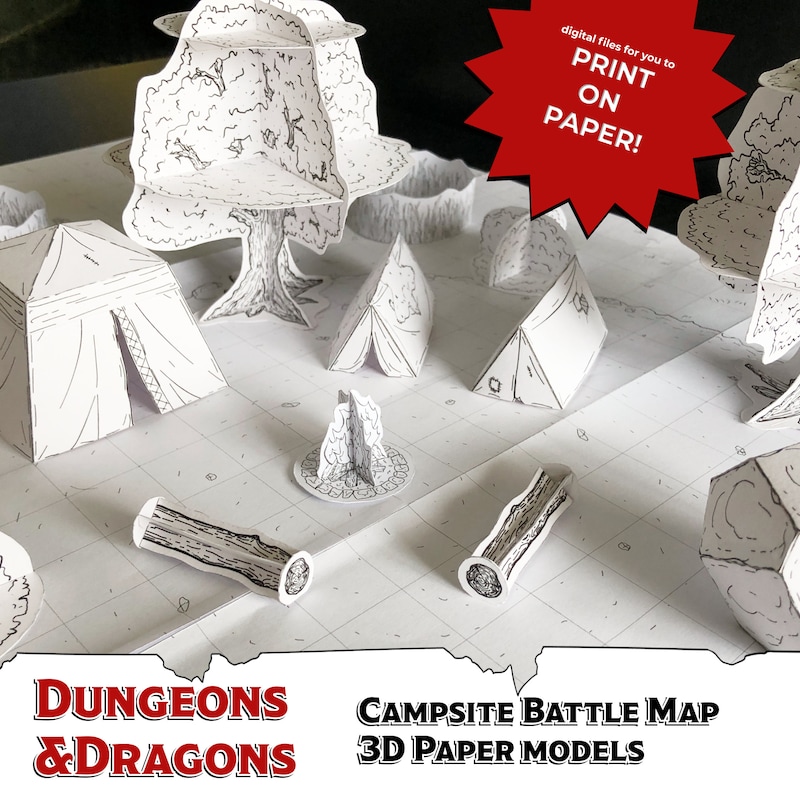 Dnd Papercraft Terrain - Etsy