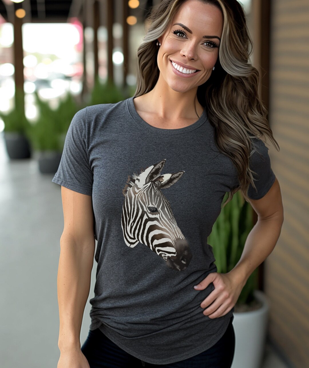 Zebra Design Tshirt, Zebra Shirt, Zebra T-shirt, Zebra Face T Shirt ...