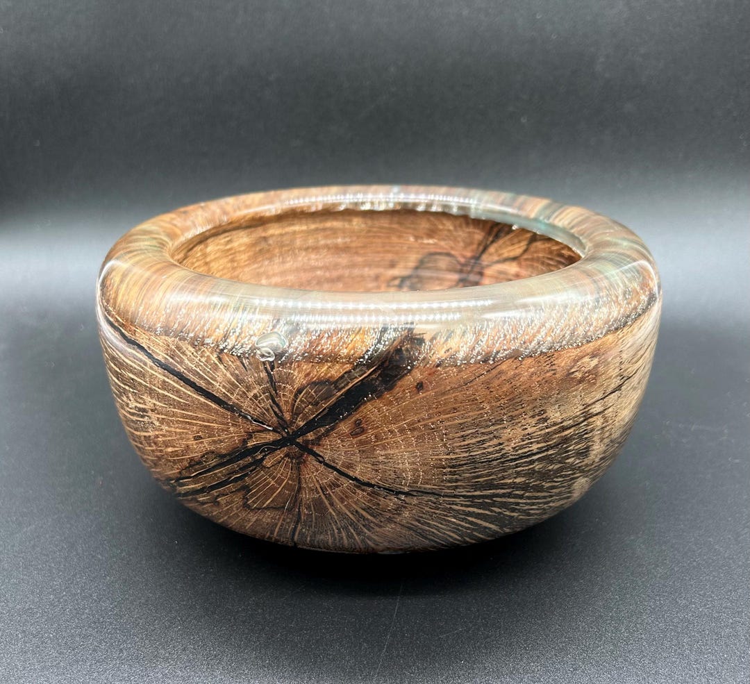 Cork Oak Bowl With Epoxy Resin - Etsy