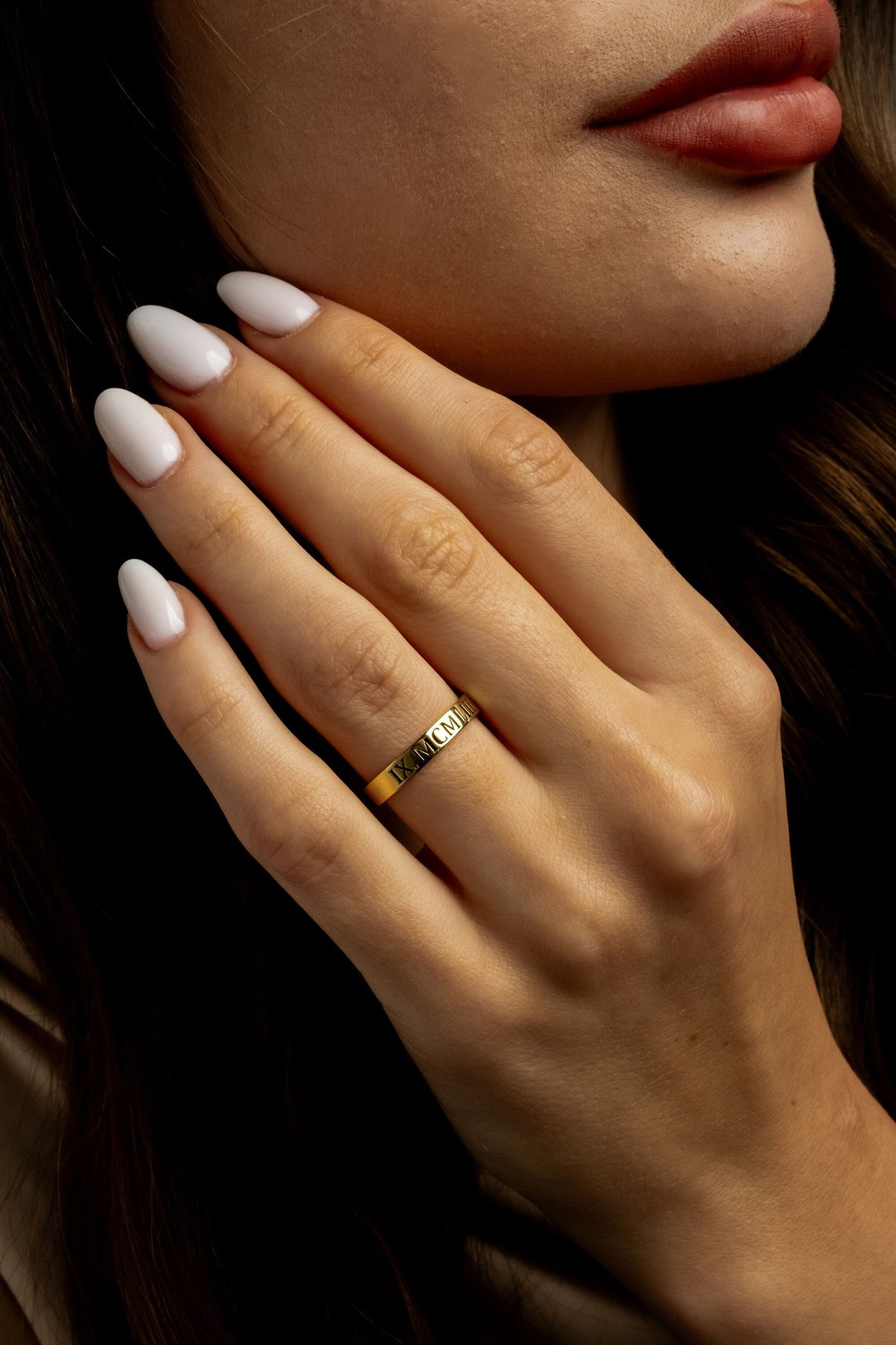 Matching Pinky Rings and Custom Engraved Name Ring, Summer Promise Ring ...