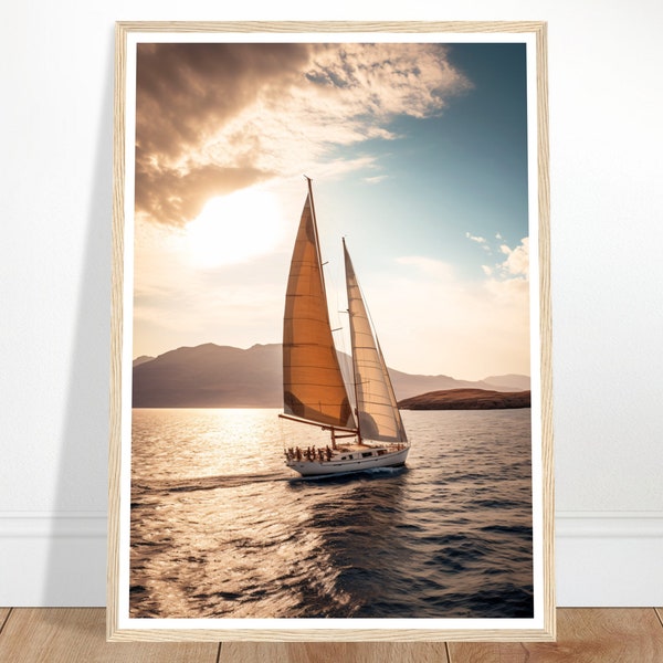 Sailing Poster - Etsy