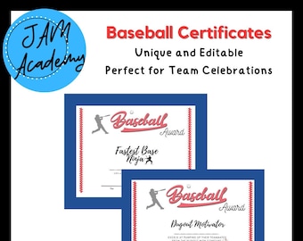 Swim Team Fun Certificates Awards Editable for Summer Camp, End of the ...