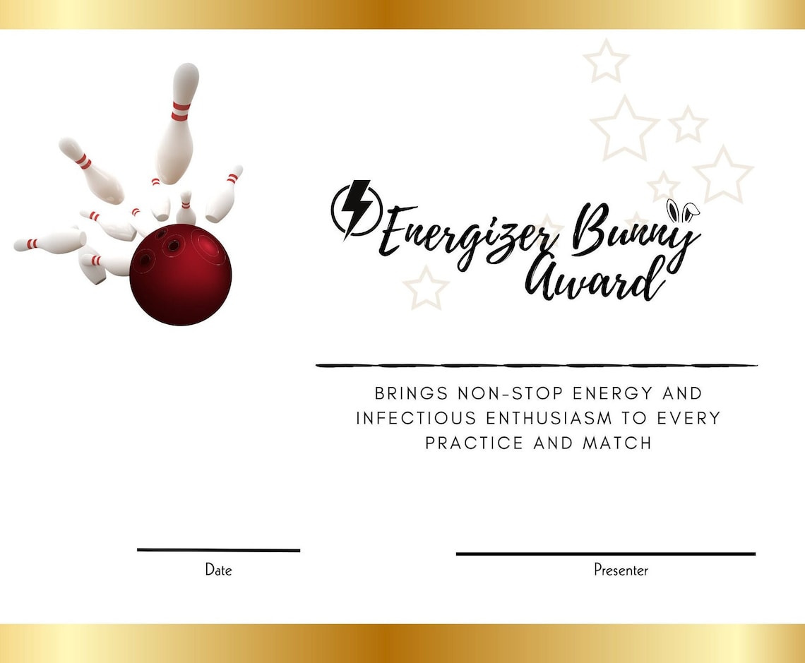 20 Unique Bowling Certificates - School Bowling Teams, Bowling Leagues ...