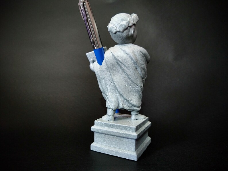 Fallout Vault Boy Statue Pen Holder Vault Tec University Figurine 3D ...