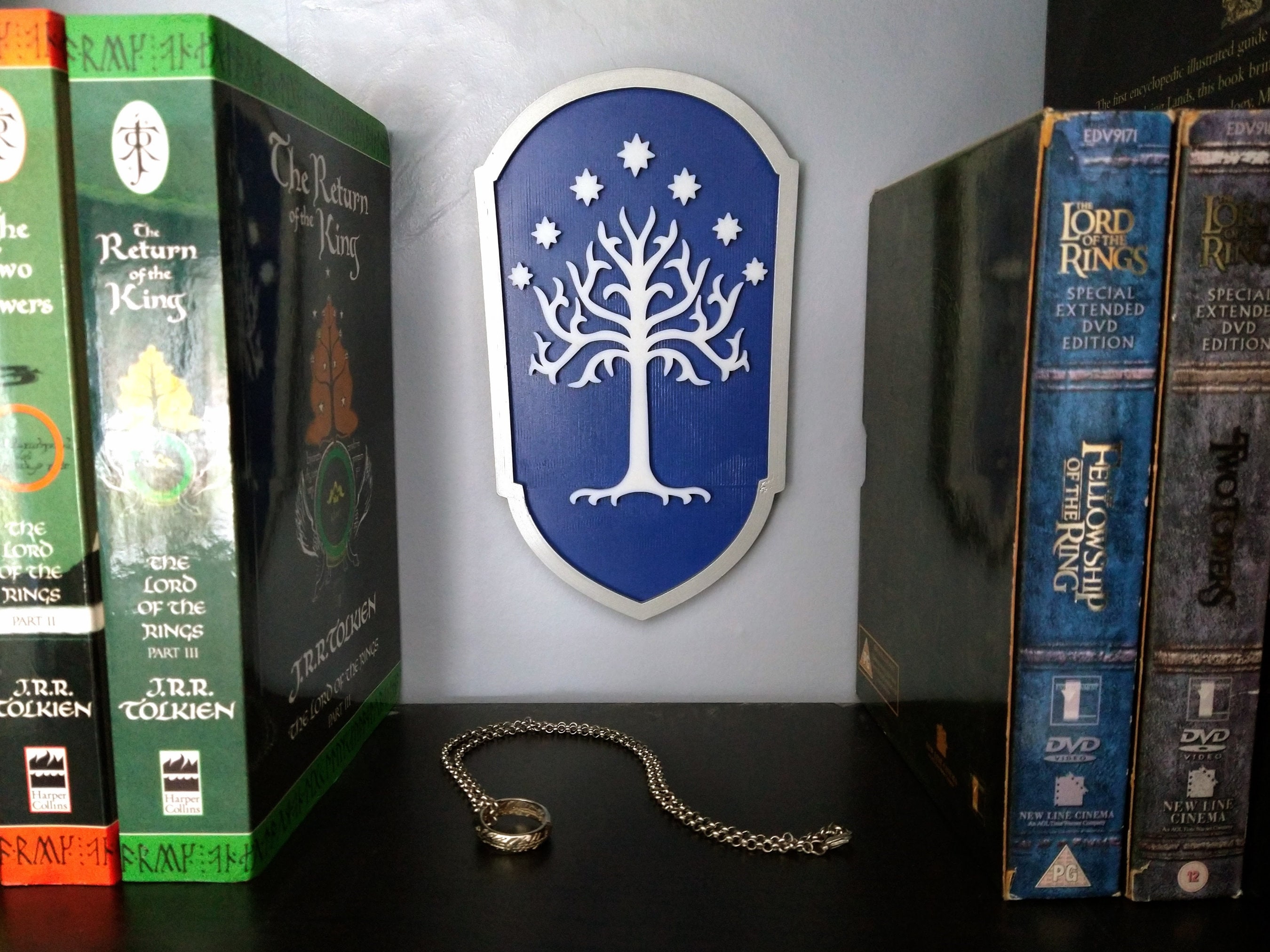 3D Lord of the Rings Gondor Emblem Wall Art - Etsy