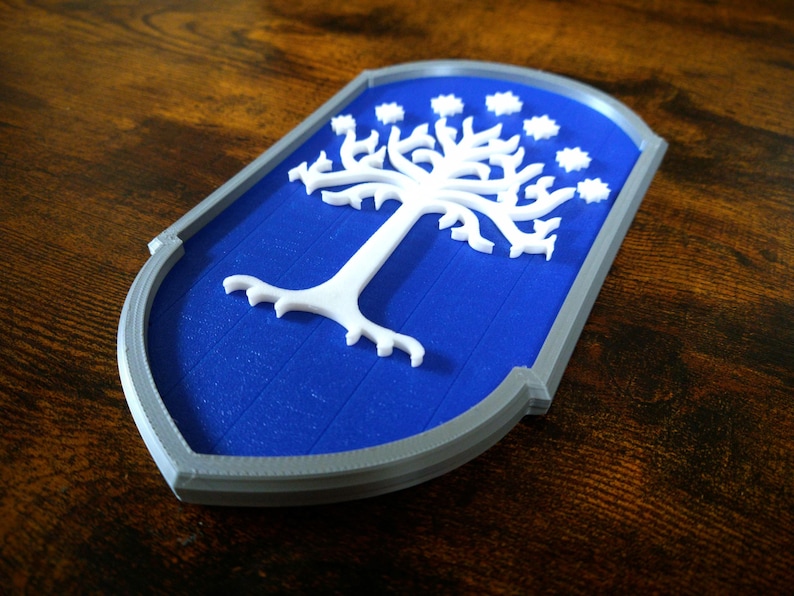 3D Lord of the Rings Gondor Emblem Wall Art - Etsy