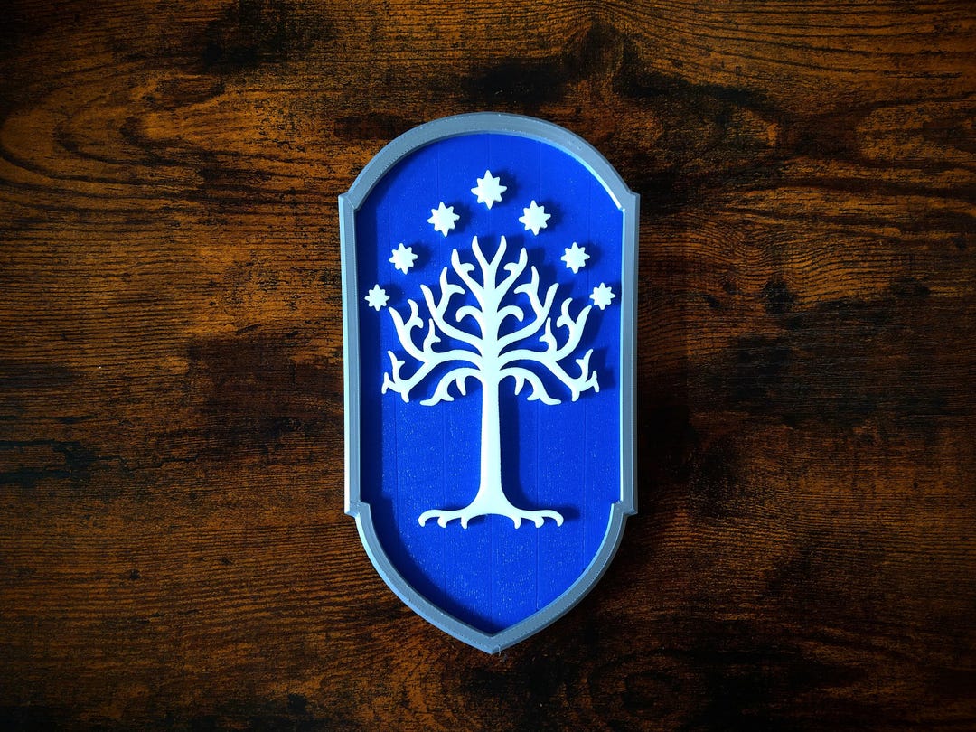 3D Lord of the Rings Gondor Emblem Wall Art - Etsy