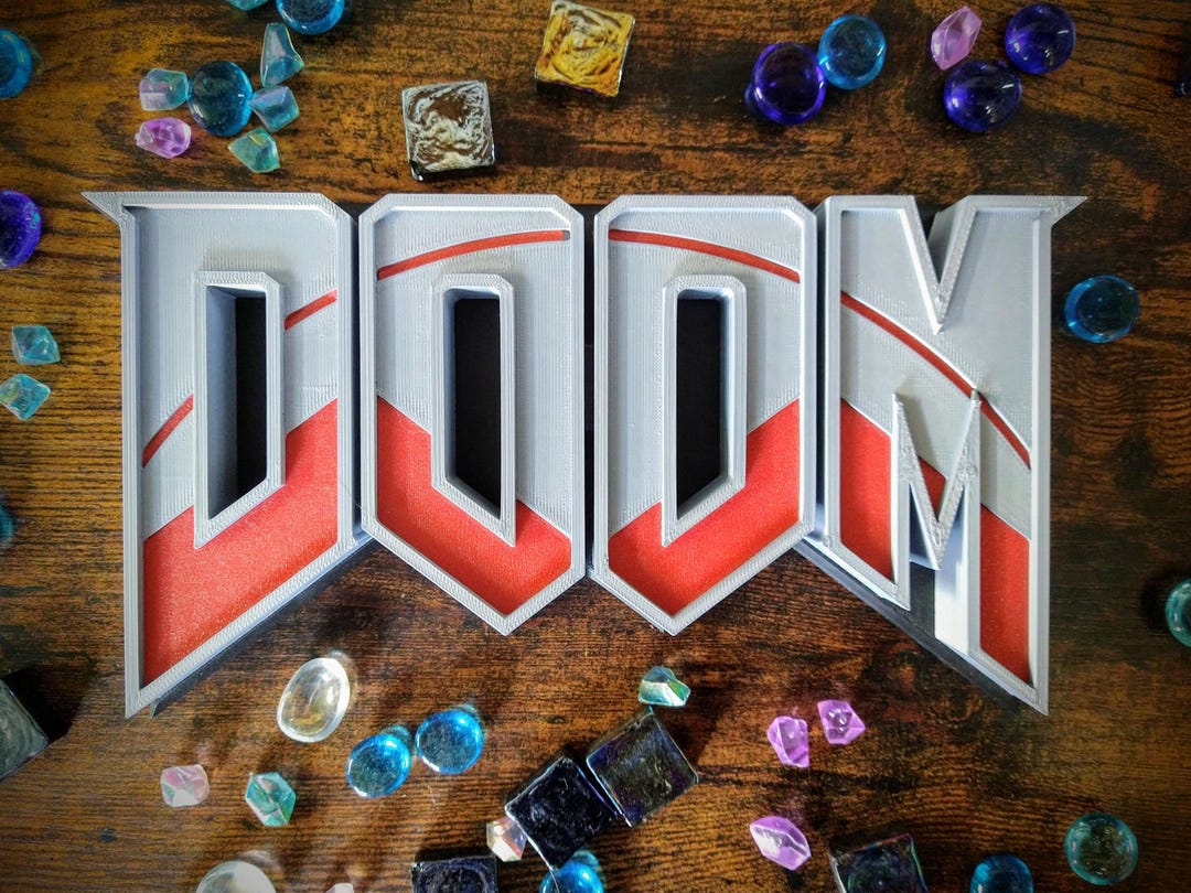 3D Doom Emblem Wall Art | Doom Dark Ages Artwork - Etsy