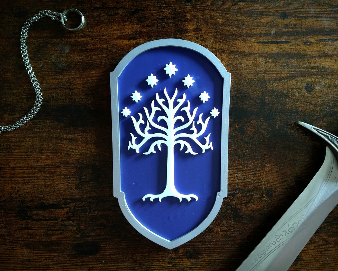3D Lord of the Rings Gondor Emblem Wall Art - Etsy