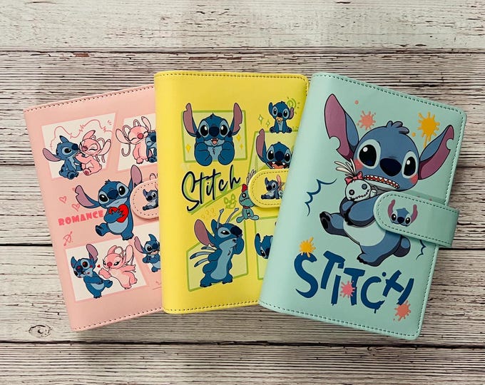 No Restock STITCH A6 Binder With Freebie Paper Pack and Stitch Pen | 3 ...