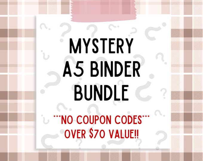 MYSTERY A5 BINDER BUNDLE | Mystery Color A5 Binder | Extra Mystery ...