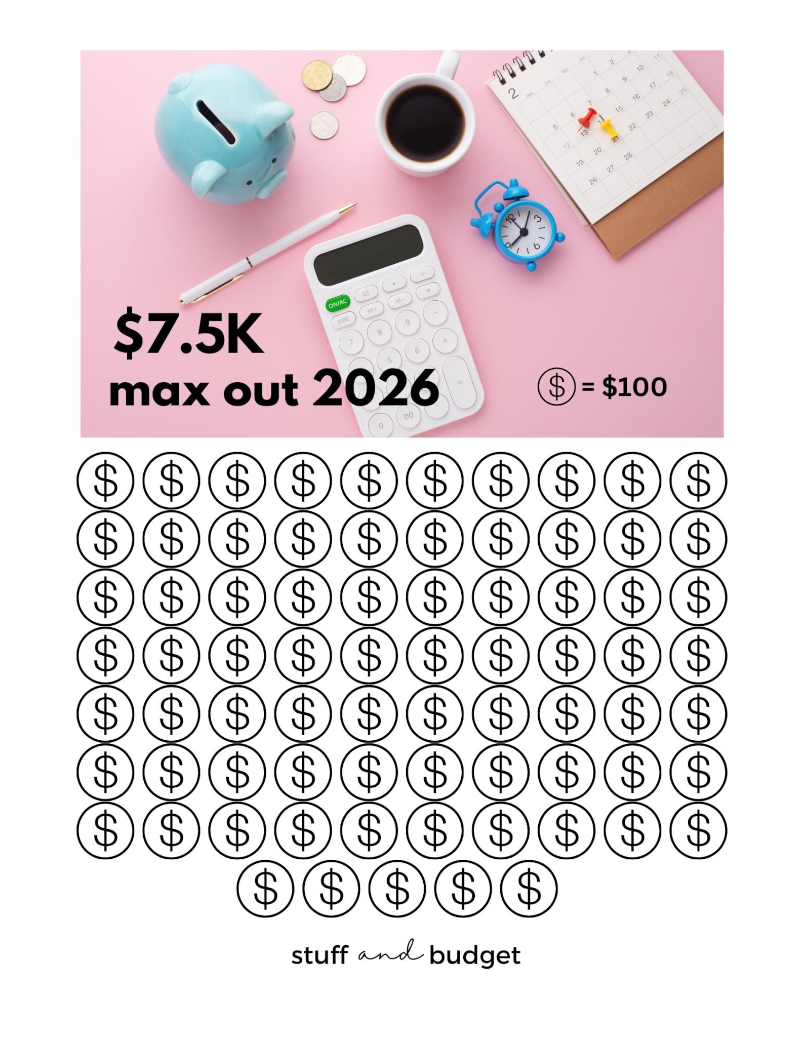 2026 Roth IRA Savings Tracker | A5 and A6 Dashboard Included | 7.5K ...