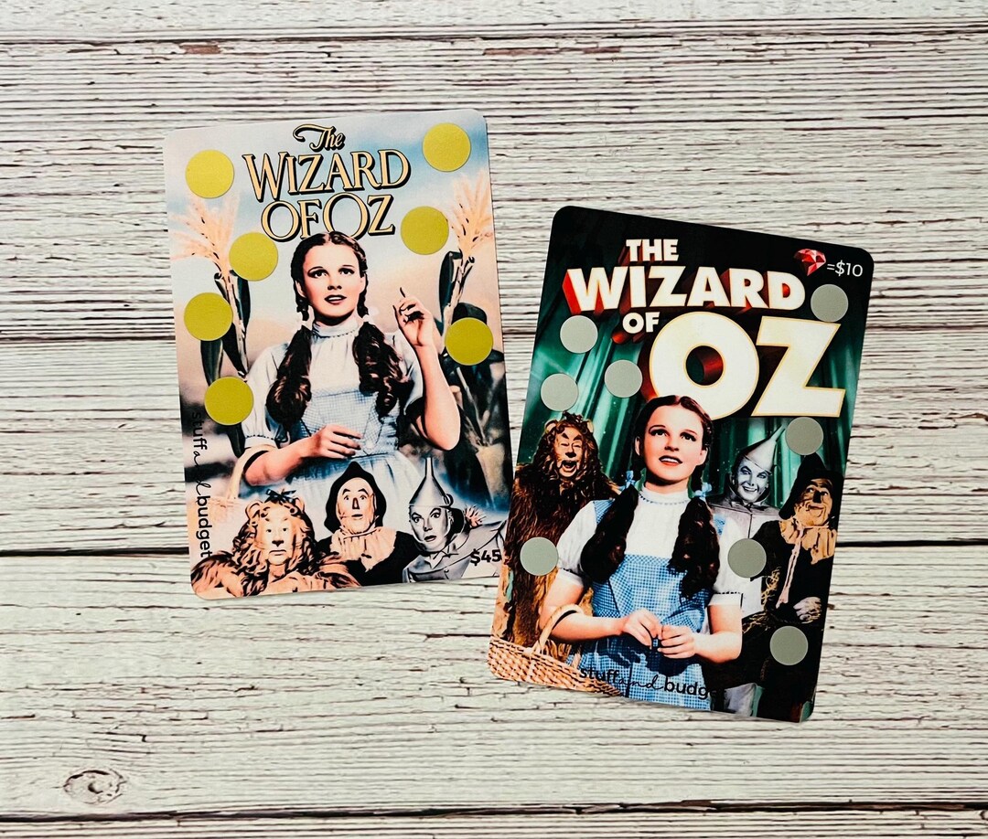 WIZARD Scratch off Saving Challenge Laminated | A5 Size - Etsy