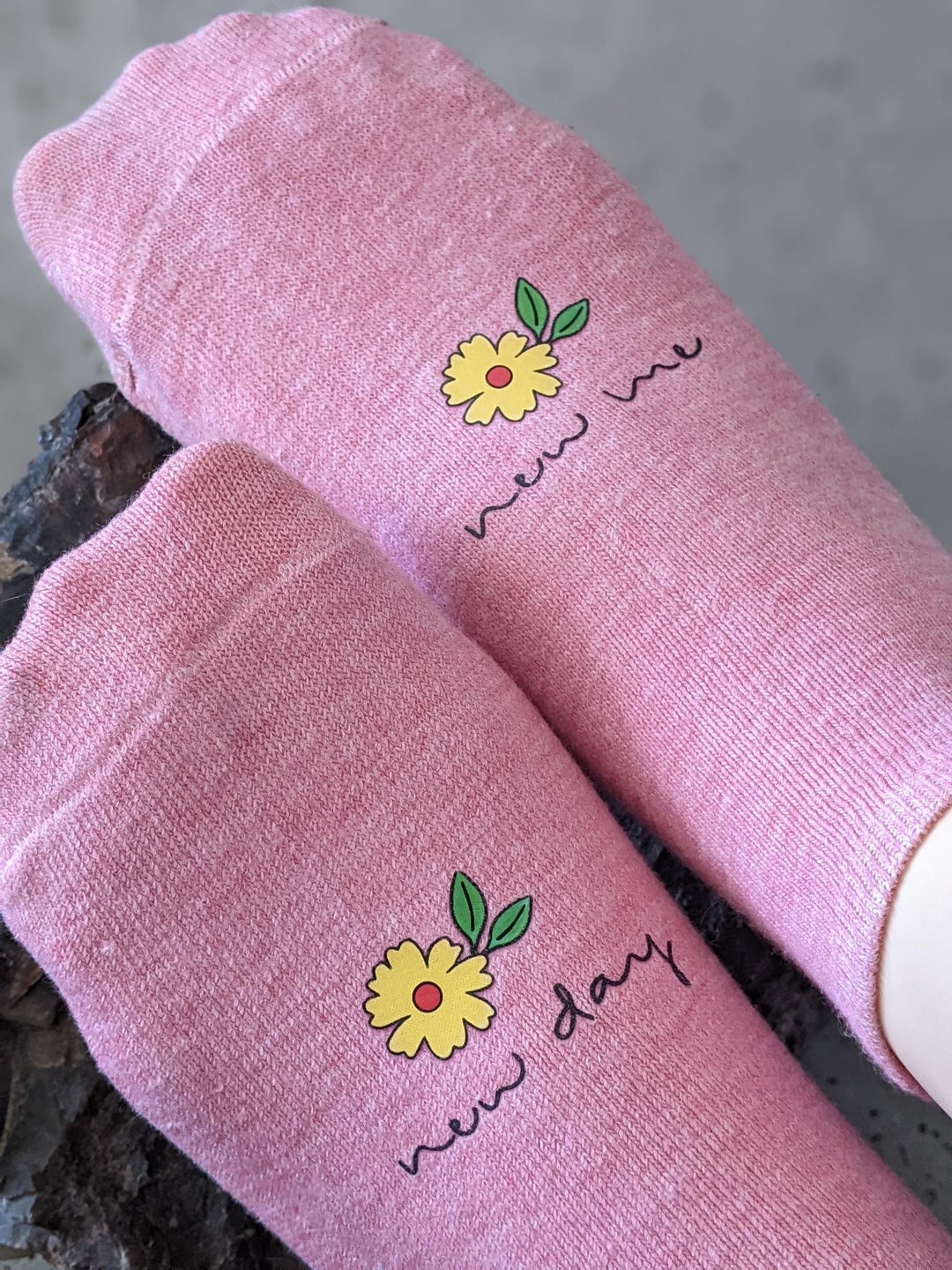 New Day New Me. Cute No-show Socks, Empowerment, Self-growth, Happy ...