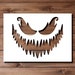 Scary Face Stencil A4 A3 Size 190 Micron Mylar Reusable Flexible Home ...