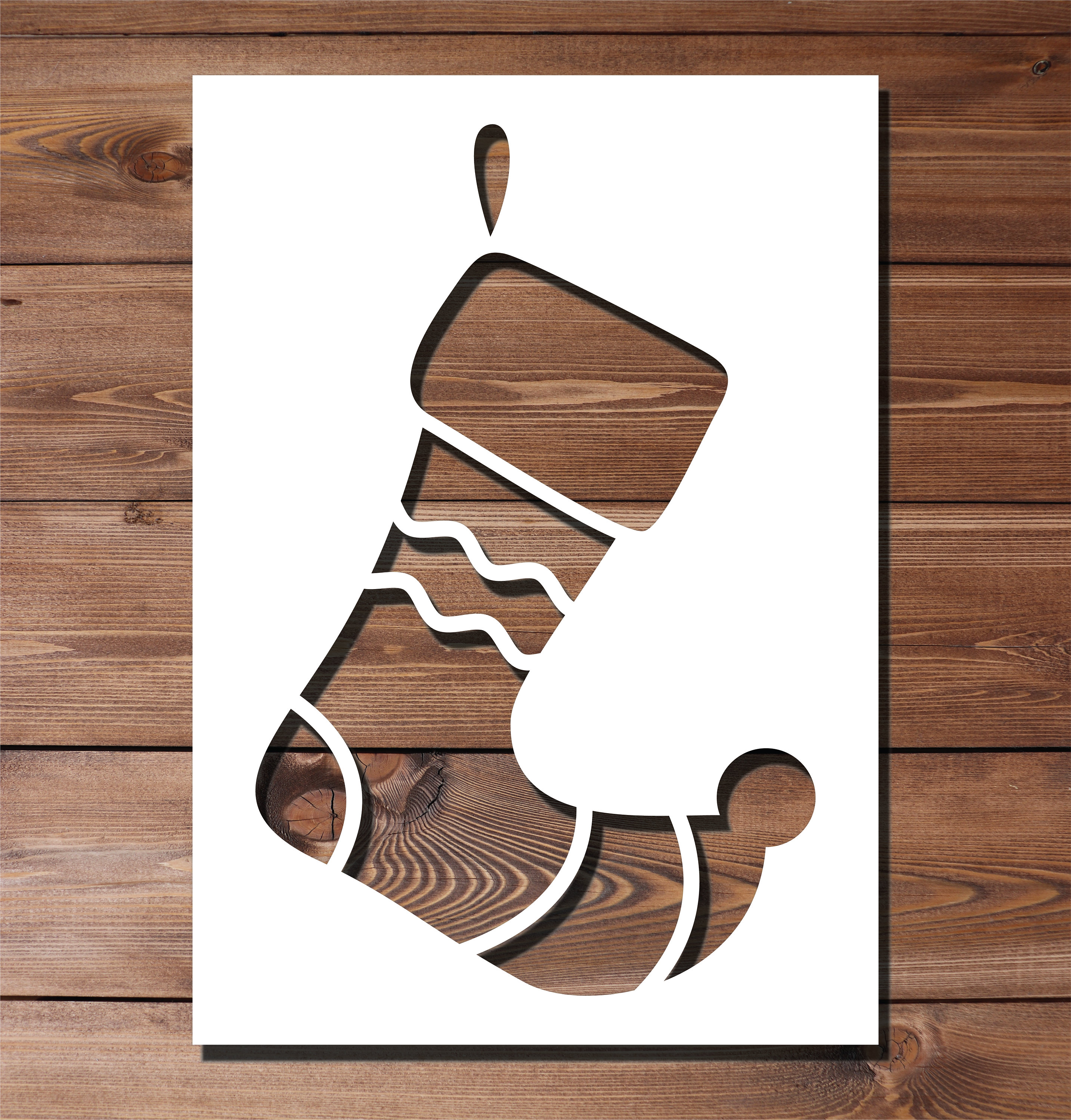 Stocking Stencil A4 A3 Size 190 Micron Mylar Reusable Flexible Home ...